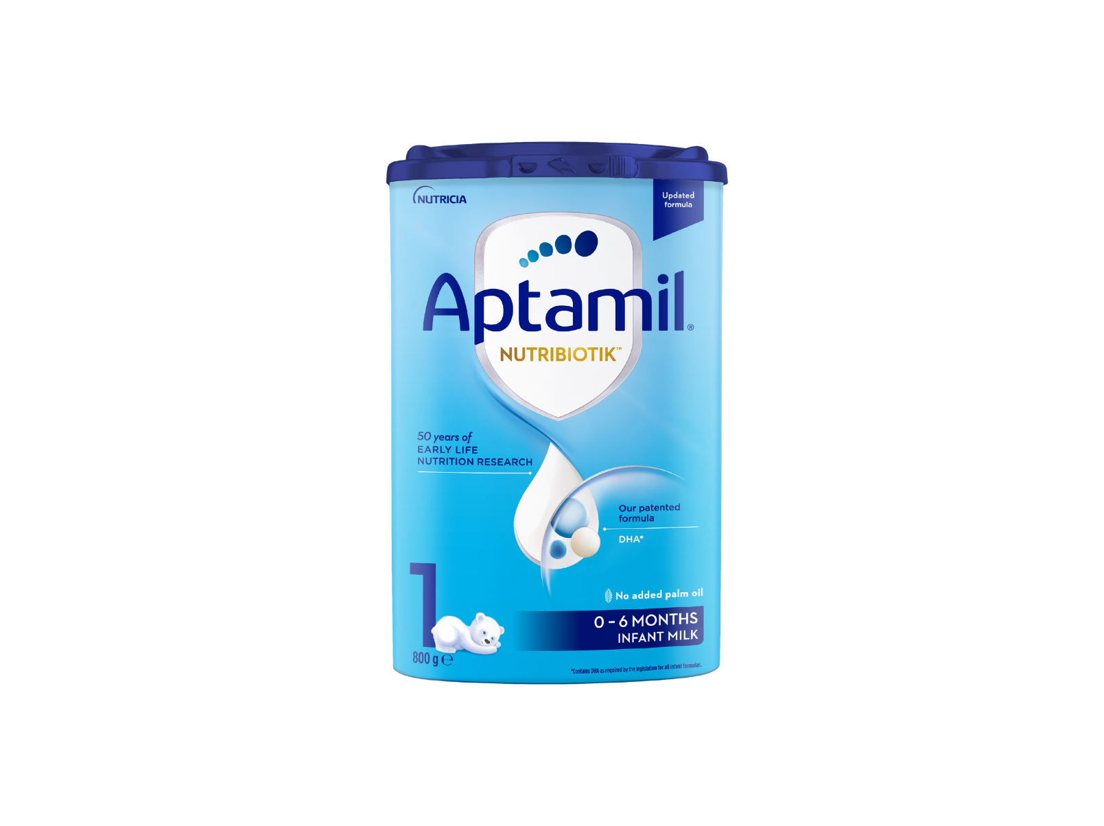 Aptamil® NUTRIBIOTIK™ 1, 800 g - Aptaclub.lv