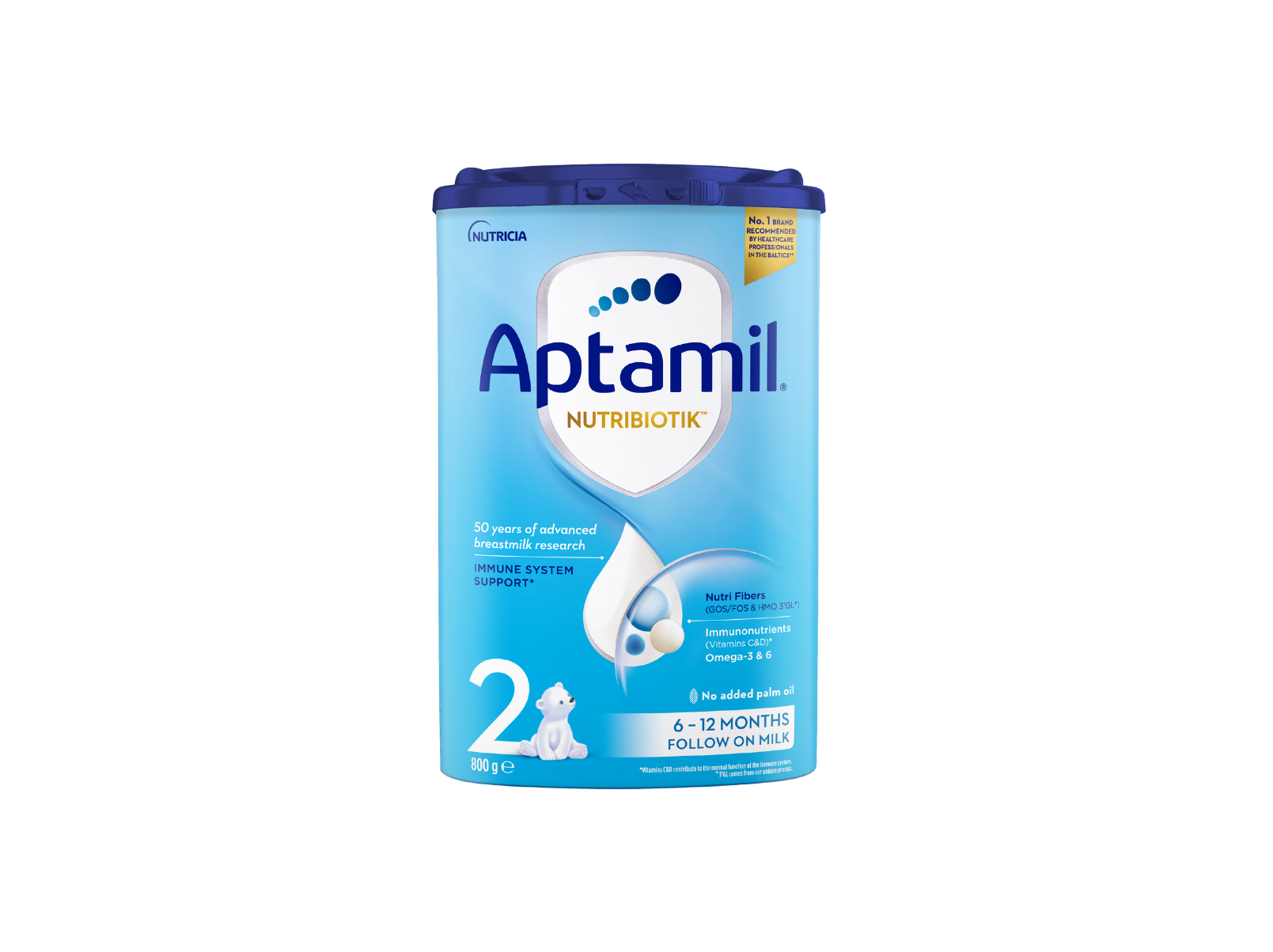 Aptamil® NUTRIBIOTIK™ 2, 800 g - Aptaclub.lv